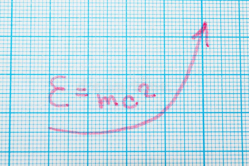 La Formule Physique E = M C2 Illustration Stock - Illustration du ...