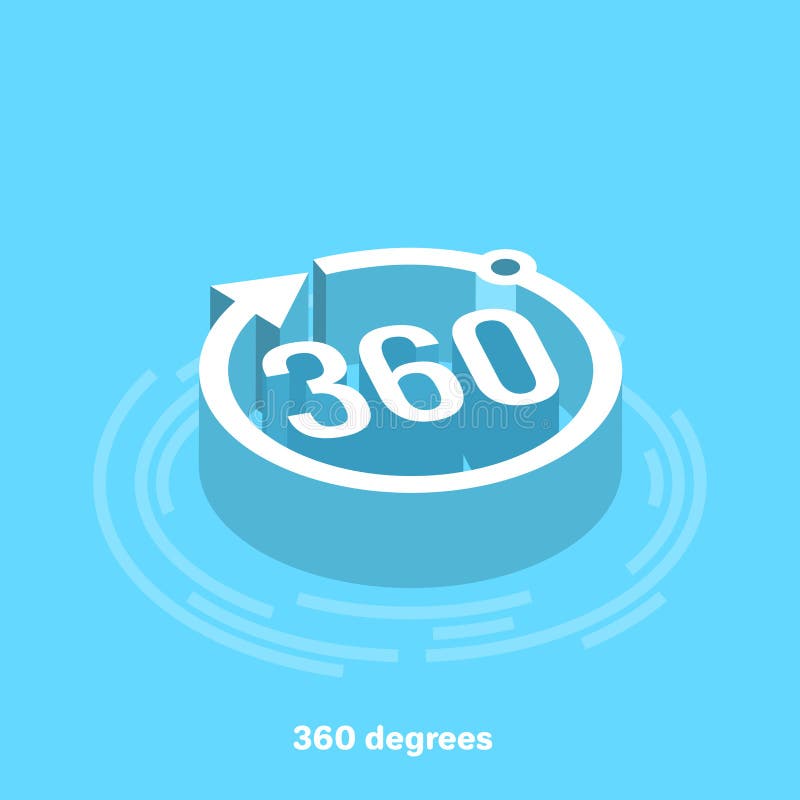 Cerchio 360 Gradi Di Logo Di Progettazione Di Massima Elemento Grafico ...