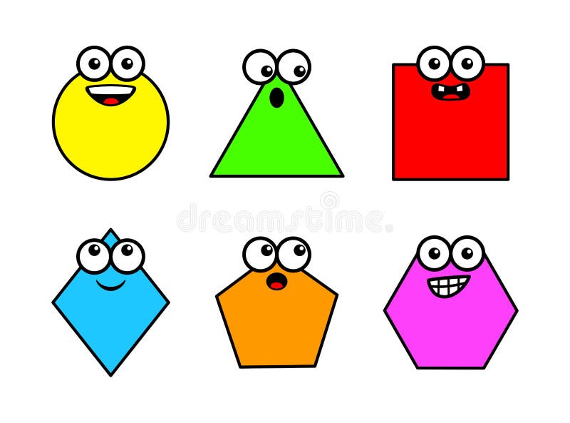 Clipart Vettoriale Di Forme Geometriche Illustrazione Vettoriale ...