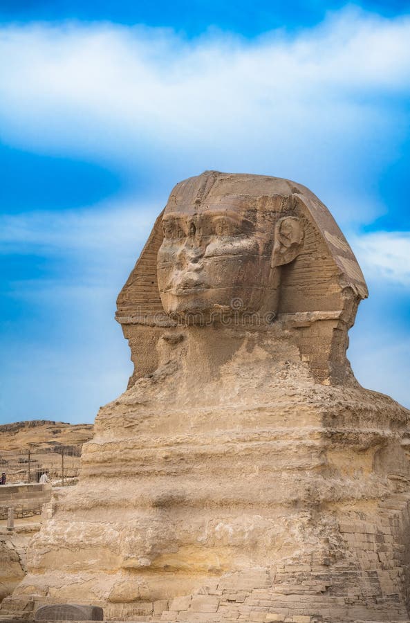 La Gran Esfinge En El Complejo Piramidal De Giza El Egipto Imagen de ...