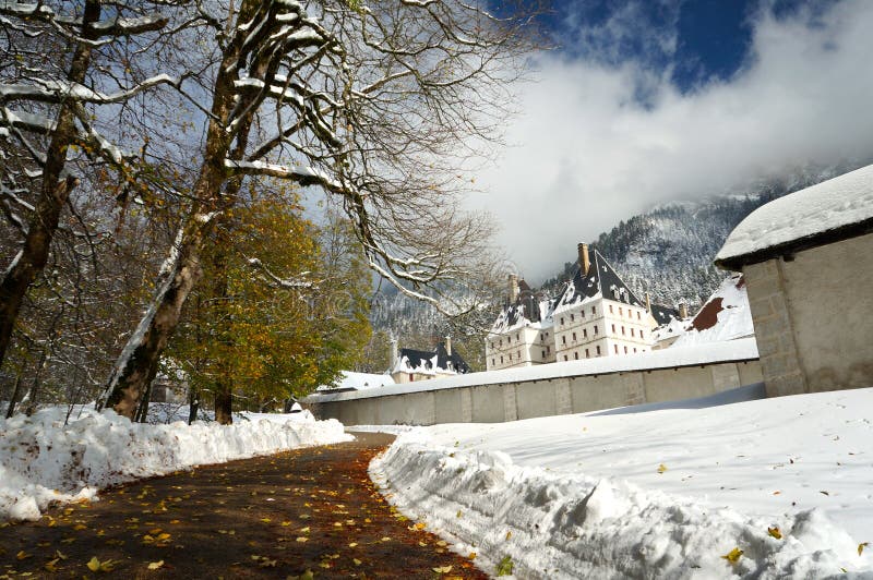 La Grande Chartreuse Monastery, France Stock Photo - Image of french ...