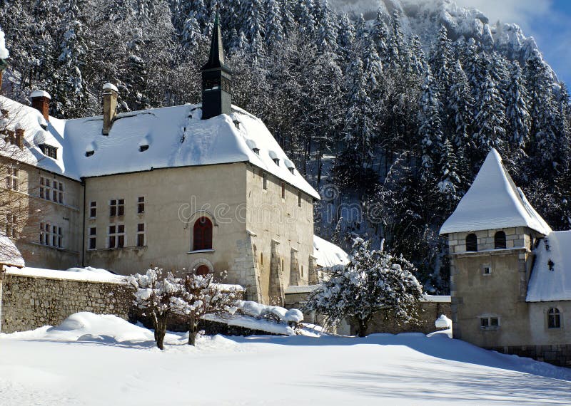 La Grande Chartreuse Monastery, France Stock Photo - Image of french ...
