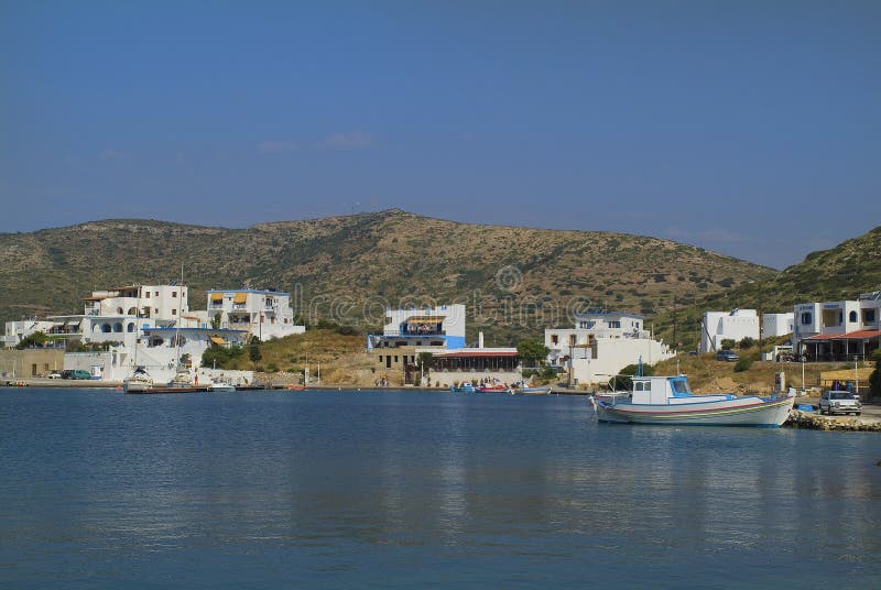 La Grecia, Lipsi fotografia stock. Immagine di costruzioni - 68803022