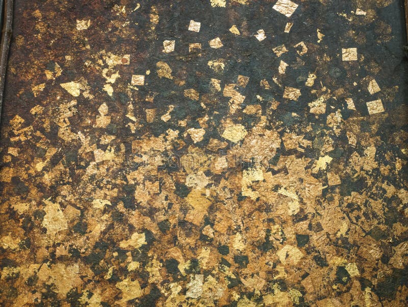 La Hoja De Oro, Dora Textura Del Fondo Imagen de archivo - Imagen de ...