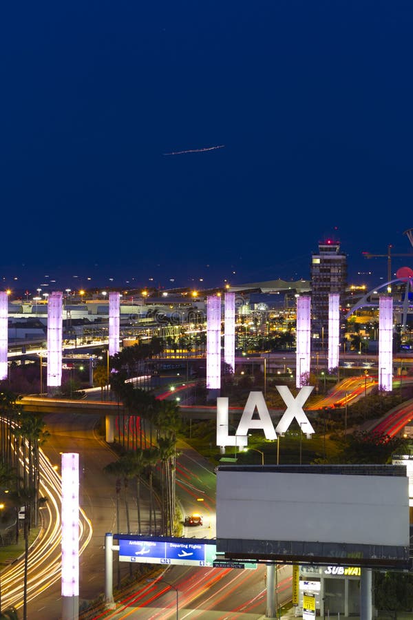 LAX editorial stock image. Image of landmark, america - 24687484