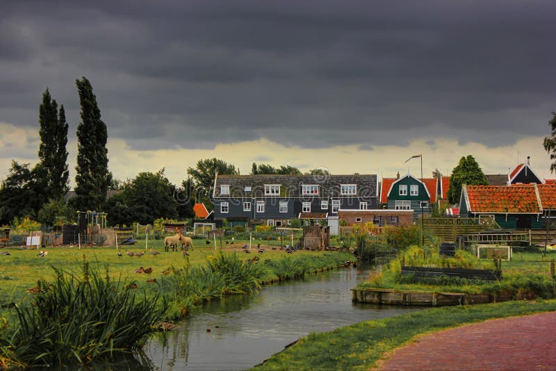 La Isla De Marken, Holanda, Países Bajos Foto de archivo - Imagen de ...