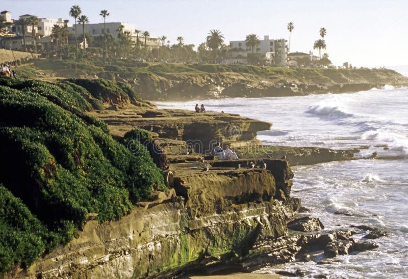 Coast Of La Jolla, California Editorial Stock Image - Image of beach ...