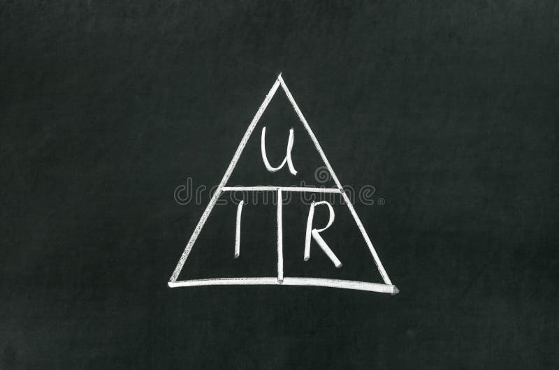 La ley de ohmio imagen de archivo. Imagen de trazado - 43448443