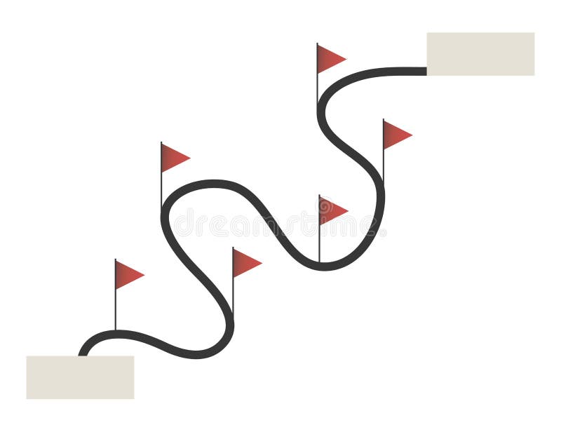 La Linea Strada Di Modo Del Percorso Ha Curvato La Curva Segnata Con Le ... La Linea Strada Di Modo Del Percorso Ha Curvato La Curva Segnata Con Le ...