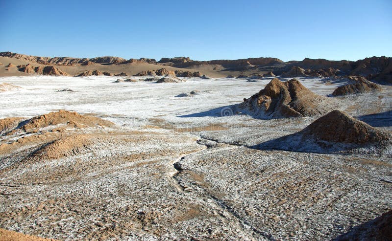 Vale da Lua, Chile imagem de stock. Imagem de montanha - 5571561