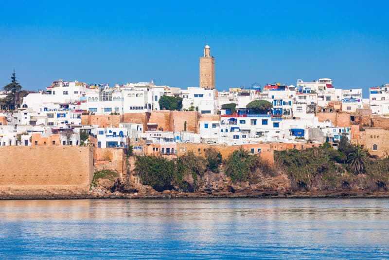 Bord De Mer Et Kasbah En Médina De Rabat, Maroc Photo stock - Image du ...