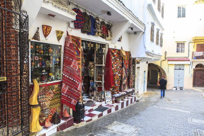 La Médina à Tanger, Maroc image éditorial. Image du gibraltar - 54303405