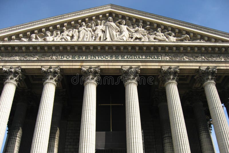 La Madeleine Church Paris stock photo. Image of corinthian - 1753286
