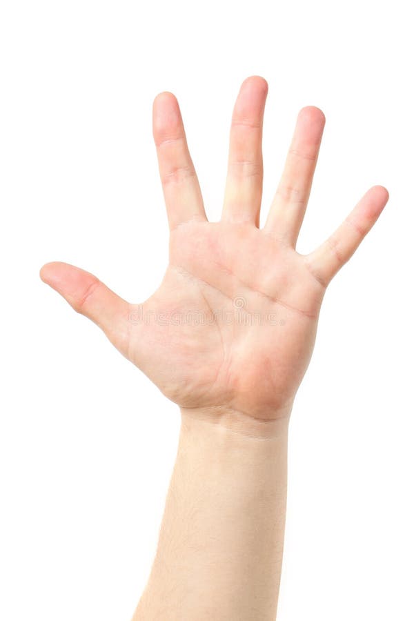 La Main Des Hommes De Signe De Main D'homme Photo stock - Image du ...