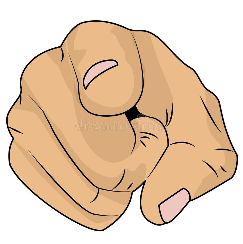 La main montre un index illustration de vecteur. Illustration du ...