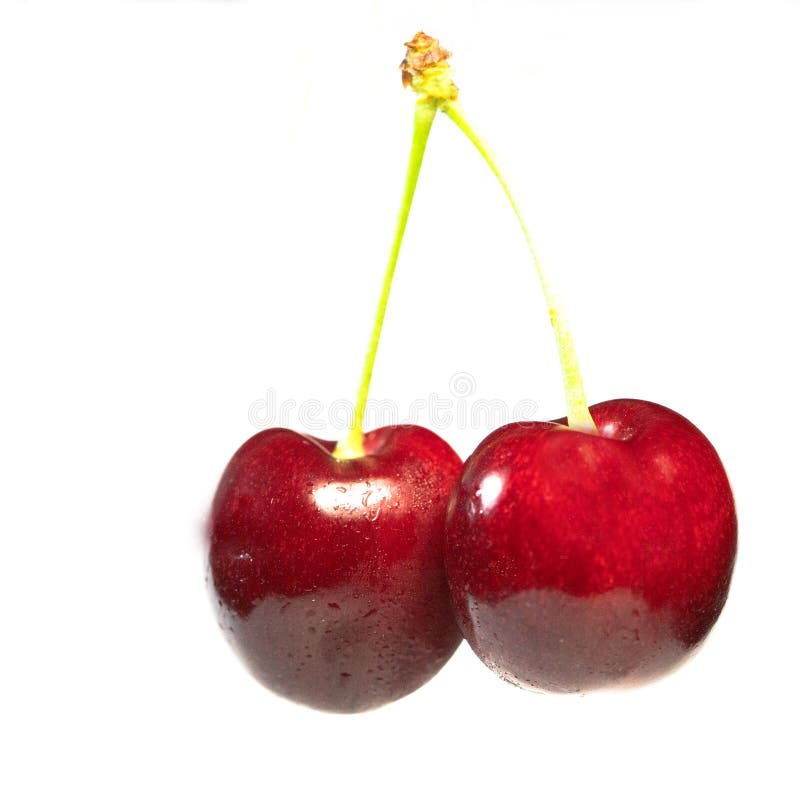 La Merise Rouge Se Trouve Sur La Table Photo stock - Image du soyez ...