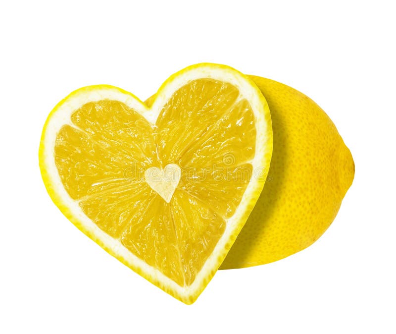 Coeur de citron image stock. Image du concept, fond, nature - 25170983