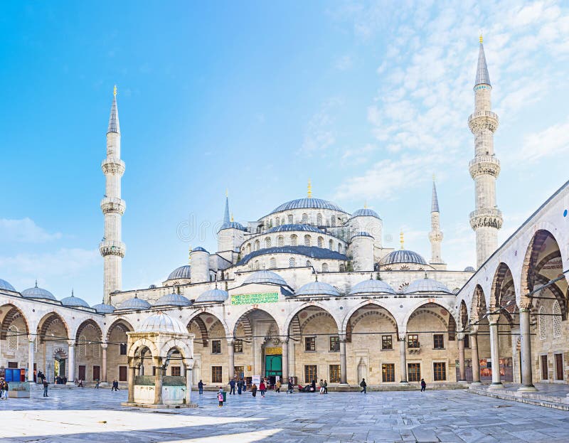 La moschea blu fotografia editoriale. Immagine di galleria - 51363431