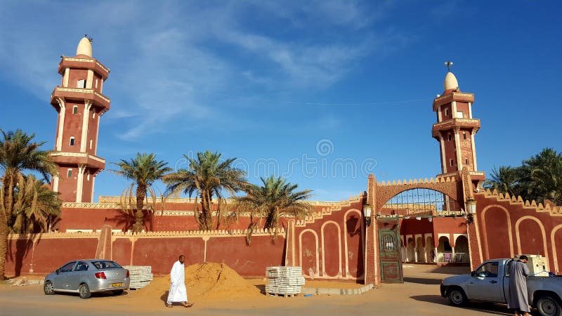 La Mosquée Rouge Du Timimoun Image éditorial - Image of sahara ...