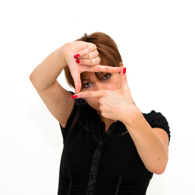 Visión enfocada foto de archivo. Imagen de persona, retrato - 22993952