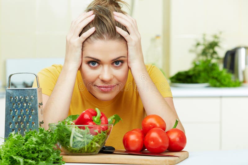 Problemas en la cocina foto de archivo. Imagen de soplo - 45317658