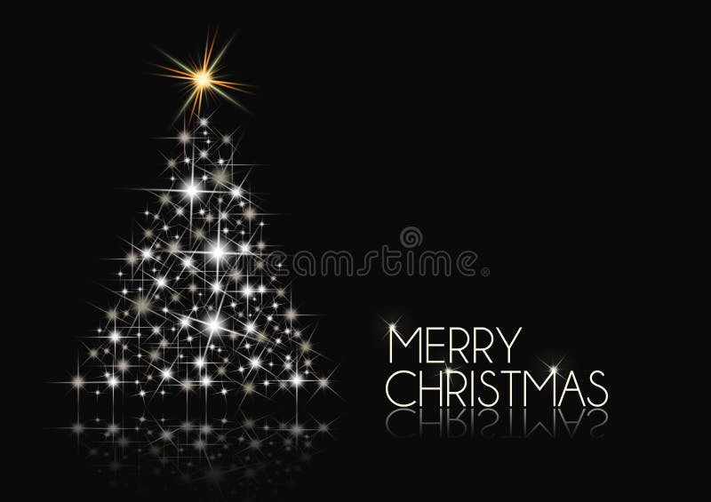 La Navidad Blanco Y Negro Ilustraciones Stock, Vectores, Y Clipart ...