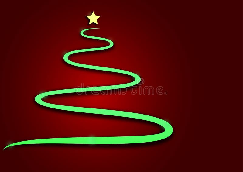 La Navidad Verde Roja Del Diagrama Ilustración del Vector - Ilustración ...