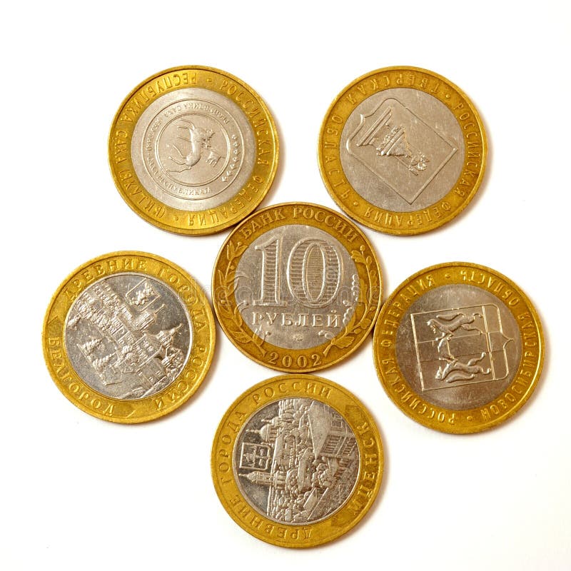 La nota de la Diez-rublo. foto de archivo. Imagen de negocios - 6239844