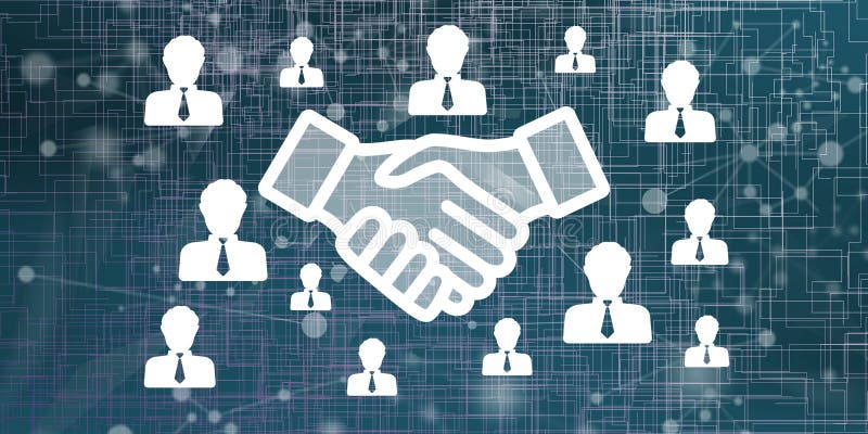 La notion de partenariat illustration stock. Illustration du réussite ...