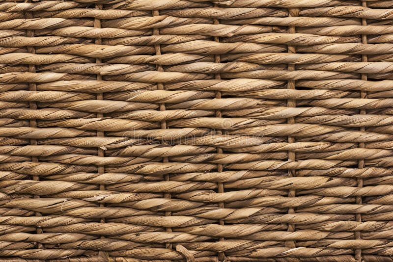 Textile En Osier Texture De Paille Sans Couture Tapis En Osier De ...