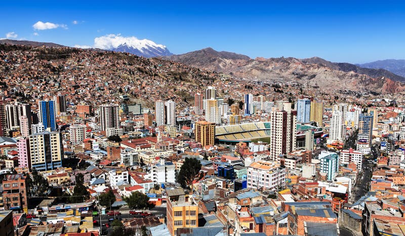 La Paz photo stock. Image du montagne, altitude, tuile - 46237298