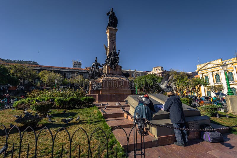 La Paz - July 24, 2017: Plurinational Legislative Assembly in Murillo ...