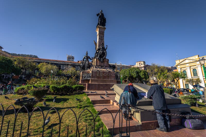 La Paz, Bolivia, Parliament Stock Photo - Image of government, city ...