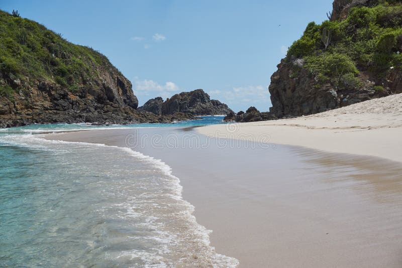 La Playa De Los Cocinas De La Isla En Punta Perula, México Imagen de ...