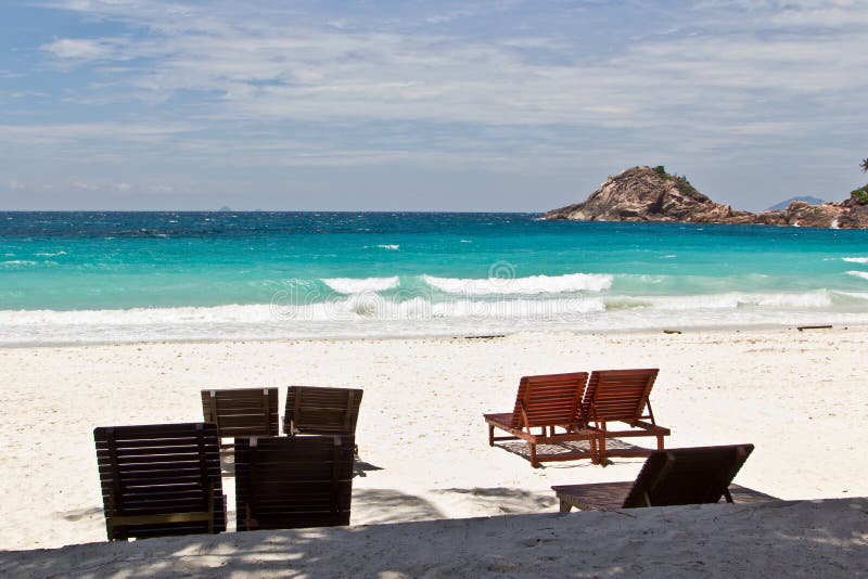 La Playa En La Isla De Redang Imagen de archivo - Imagen de turista ...