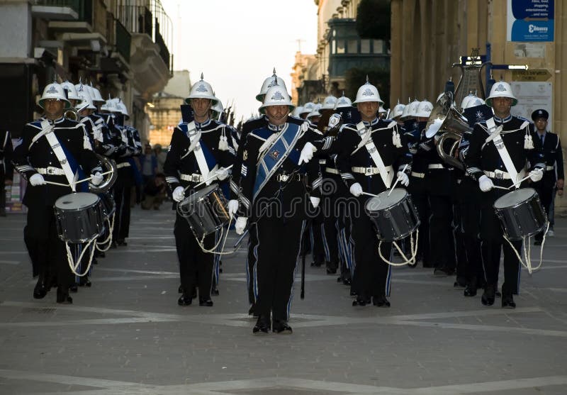 La polizia lega la parata immagine editoriale. Immagine di applicazione ...