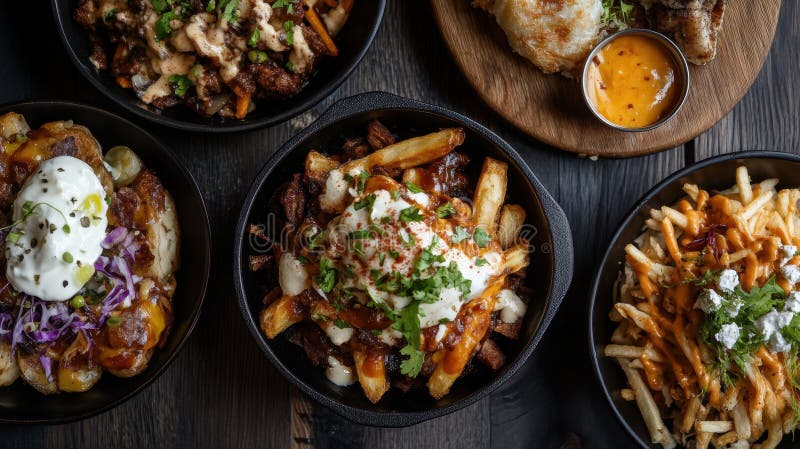 La Poutine Week Delicious Array of Gourmet Loaded Fries with Varied ...