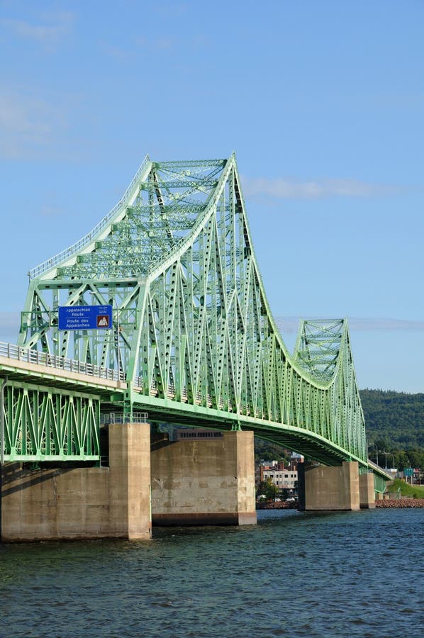 La Quebec, Il Ponte Fra Campbellton E Pointe Una La Croix Immagine ...