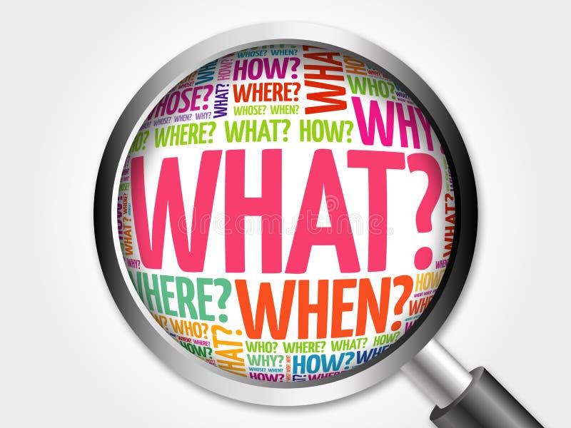 Nuage De Mot De Point D'interrogation Illustration Stock - Illustration ...