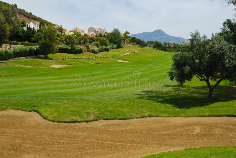 Andalusia golf course stock image. Image of grass, outside - 25279737