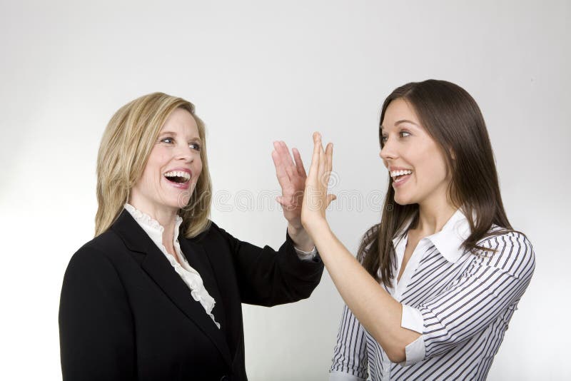 La Ragazza Dell'Ufficio E La Direttrice Fotografia Stock - Immagine di ...