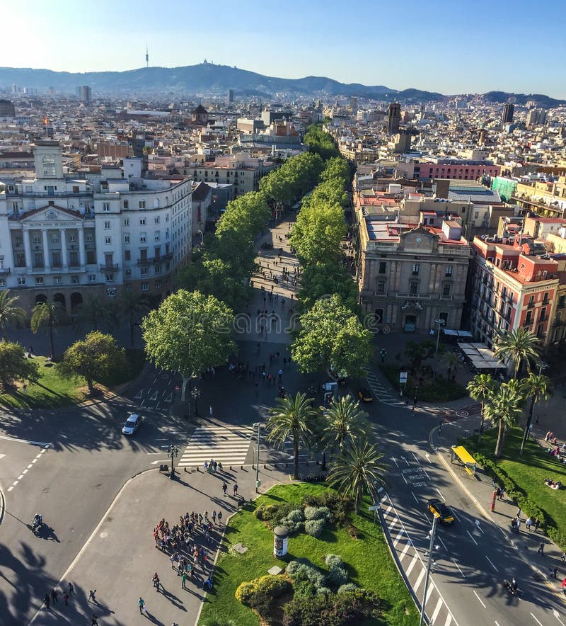 La Rambla Espagne De Barcelone Image éditorial - Image du architecture ...