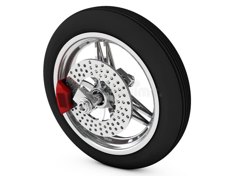 Roue de moto illustration de vecteur. Illustration du moto - 10677686