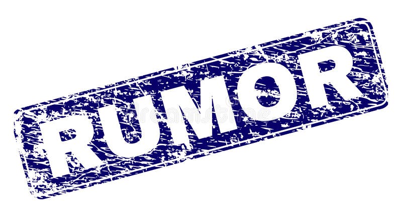 Timbre rouge de rumeur illustration stock. Illustration du texte - 73712873