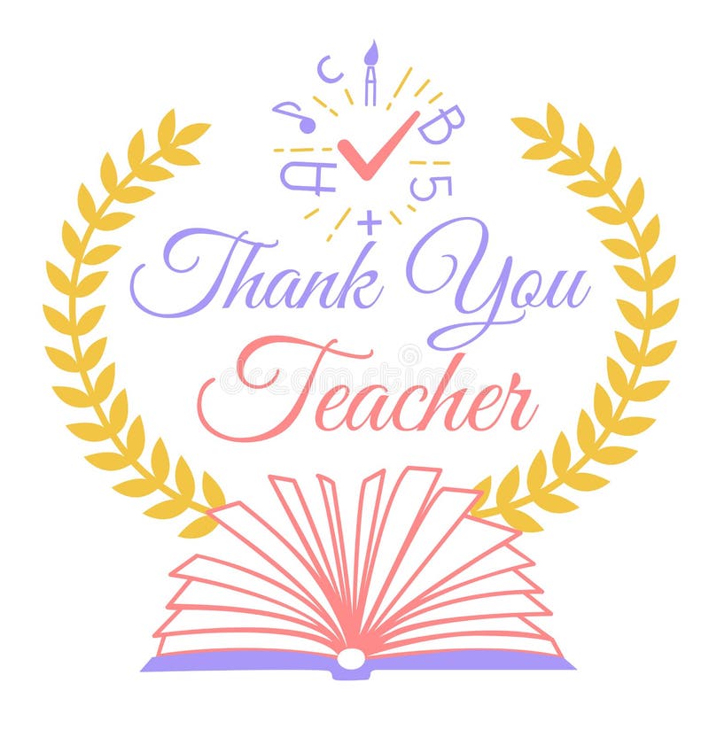 Merci Professeur Sur Le Fond De Tableau Noir, Autocollant Du Jour Du ...