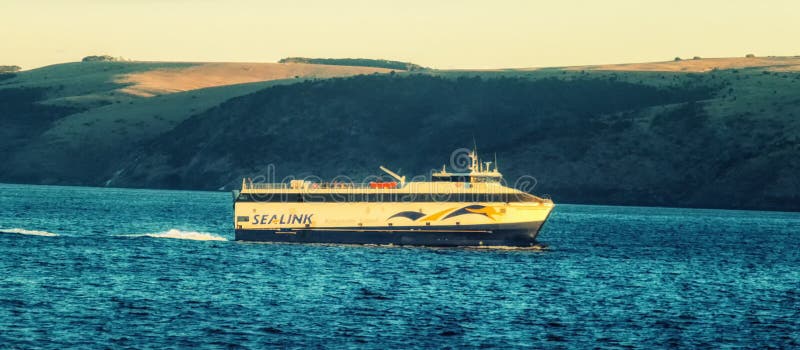 La Sealink balsea foto editorial. Imagen de isla, grande - 125804941