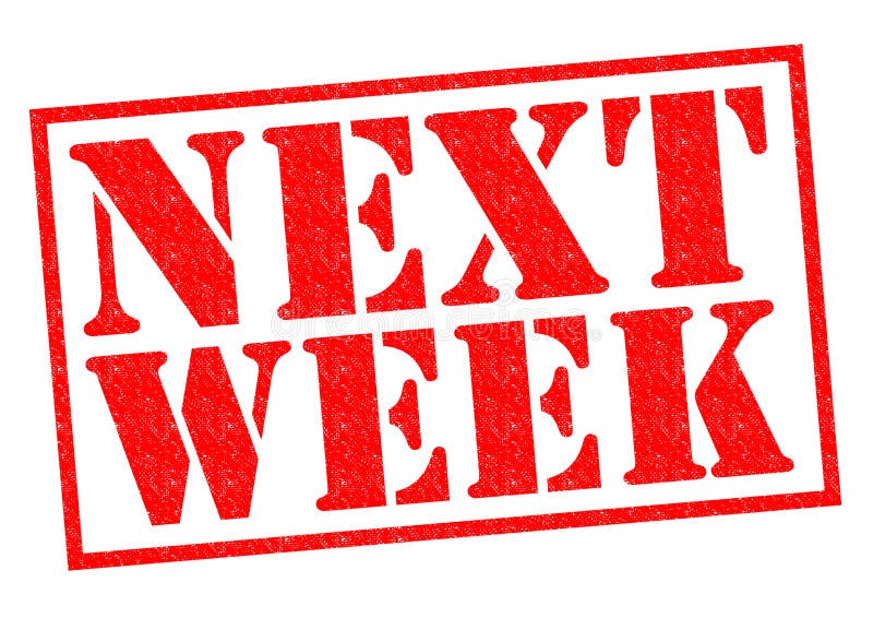 Vector La Semana Próxima El Icono Aislado En El Fondo Transparente, W ...