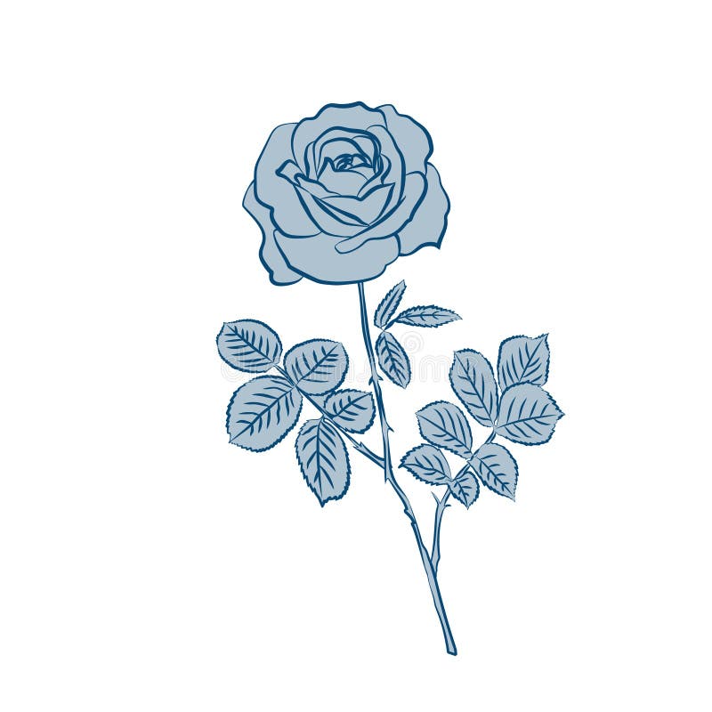 La silueta azul de subió ilustración del vector. Ilustración de fondo ...