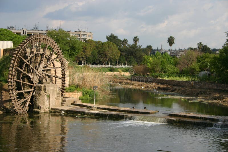 Siria - Hama immagine stock. Immagine di parte, siria - 13484293