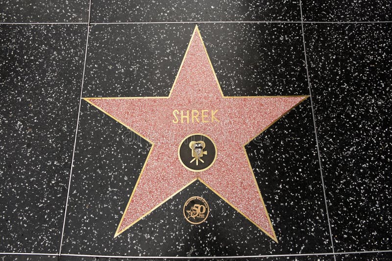 La stella di Shrek immagine stock editoriale. Immagine di viale - 20900919